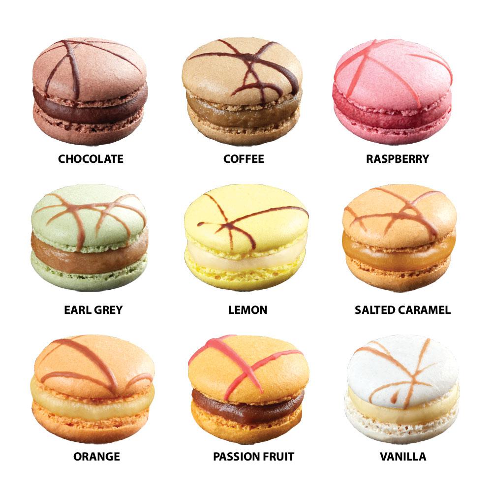 La Rose Noire Macarons Mini Assorted - 126 pc | a delightful collection ...